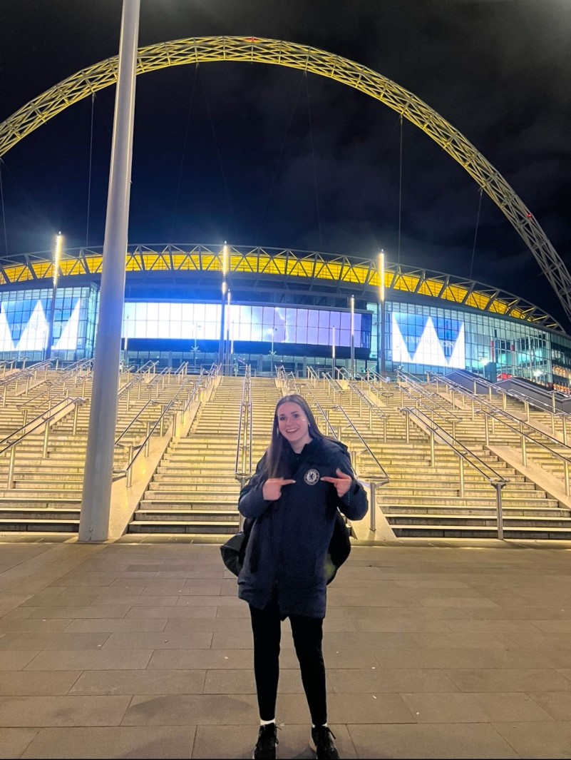 Amelia lands dream job with Chelsea Football Club - Dropship FC